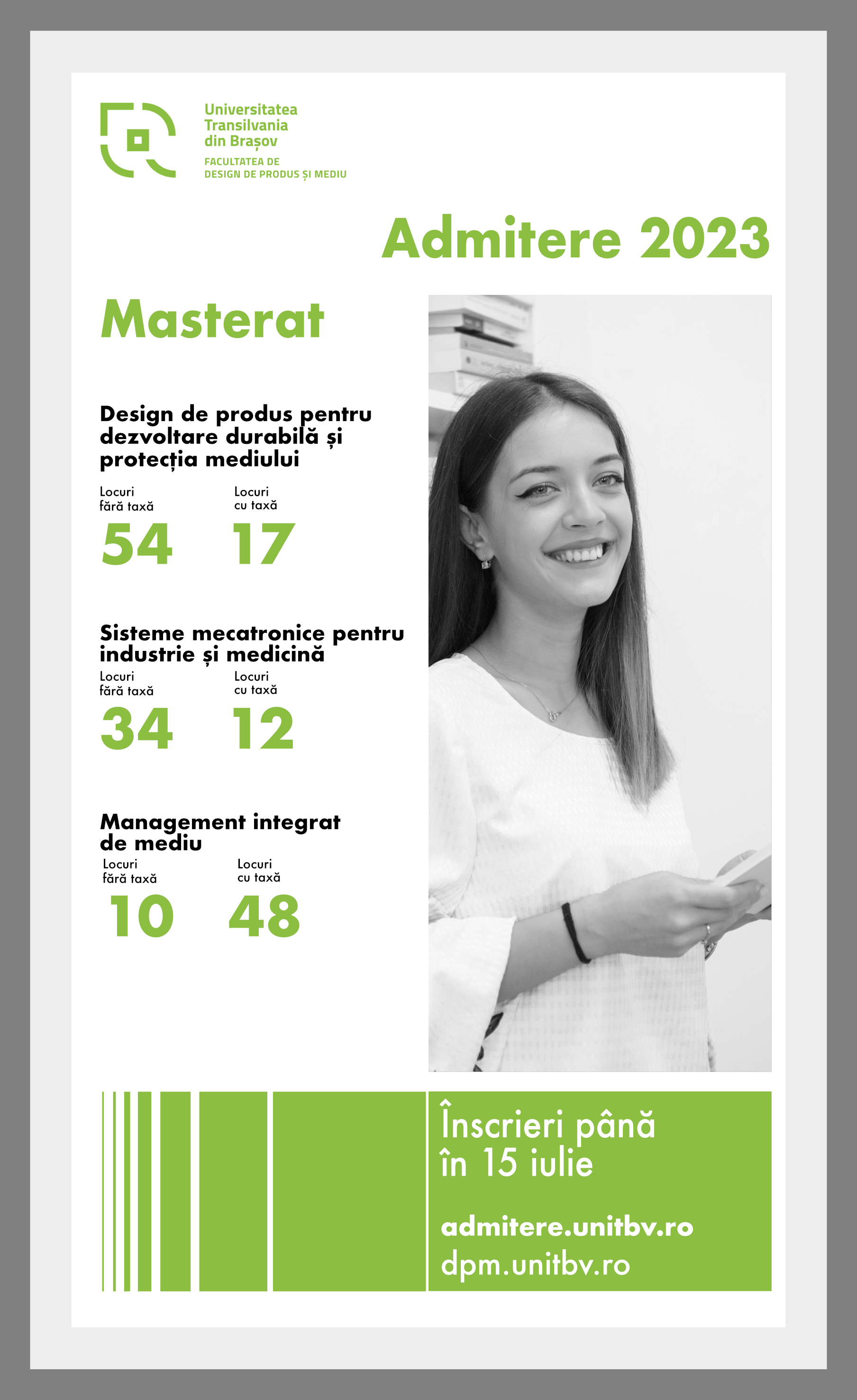 Anunțuri de ultimă oră - Facultatea de Design de produs și mediu